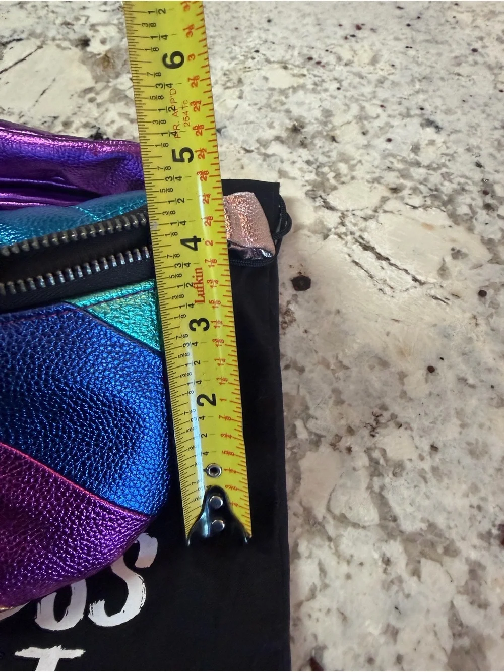 Kurt Geiger | Bags | Kurt Geiger Metallic Rainbow Diagonal Panel ...